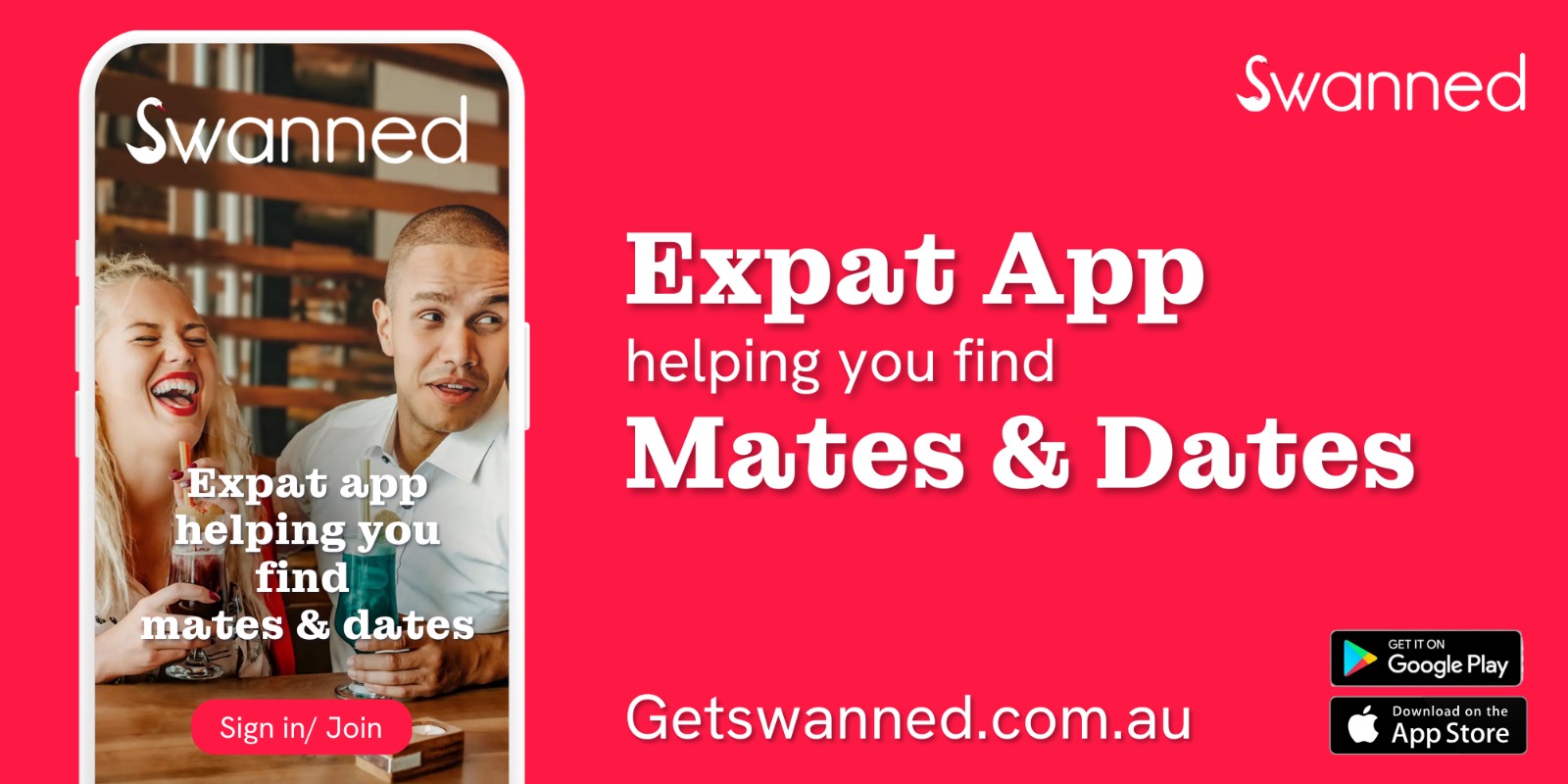 Swanned Expat App